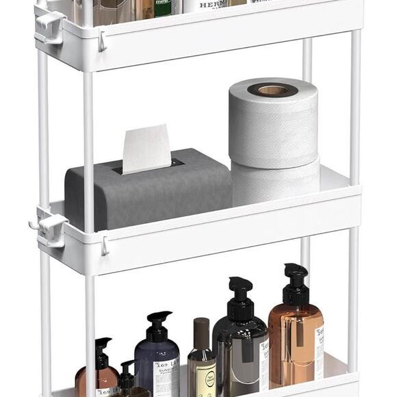 Storage & Organization | 3 Tier Storage Cart Sliding And Sliding Mobile ...